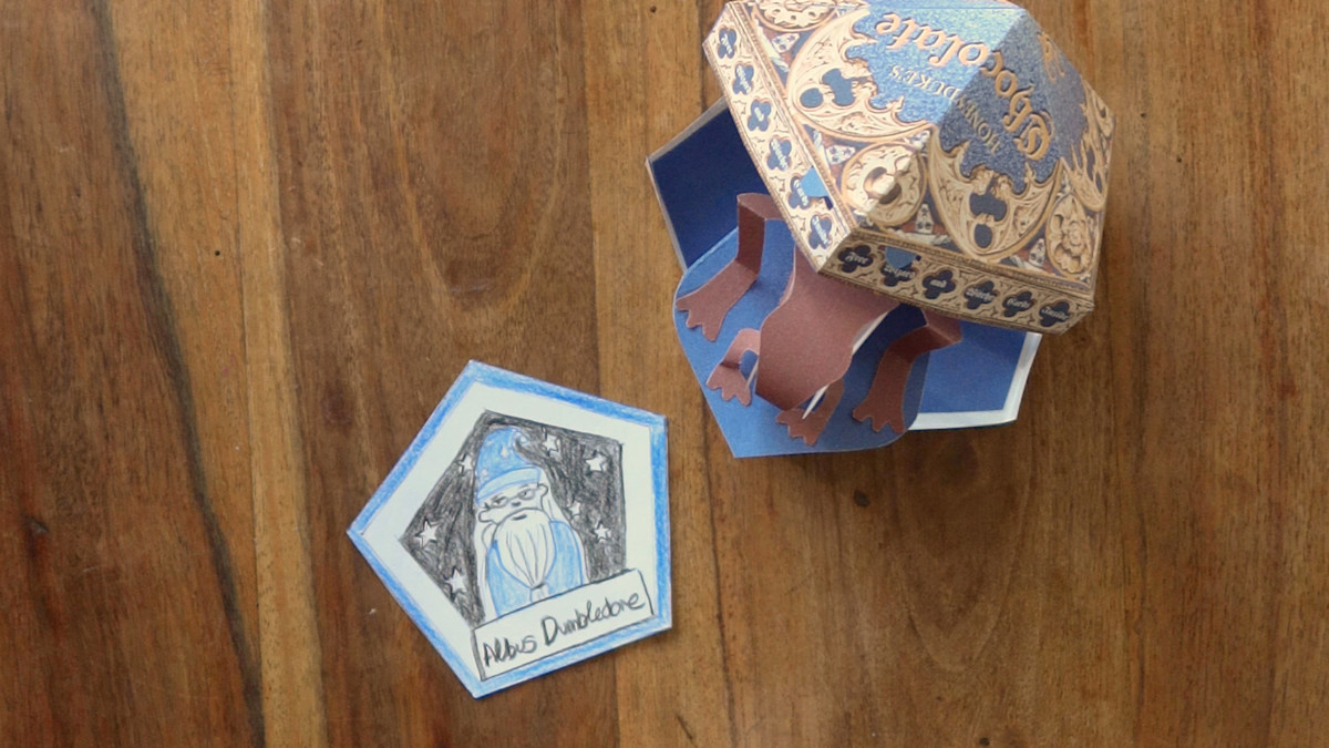 chocolate frog box pattern