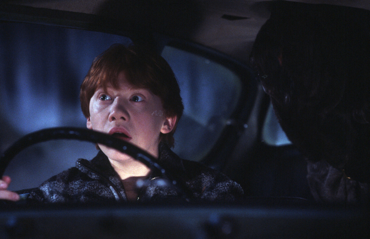 Harry Potter | Behind the scenes: creating the flying Ford Anglia ...