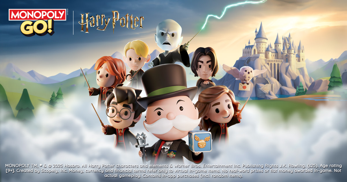 Harry Potter | MONOPOLY GO! celebrates the magic of Harry Potter in a ...
